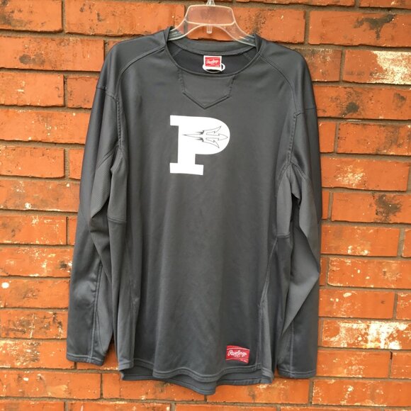 Rawlings | Shirts | Long Sleeve Pull Over Fleece Baseball Shirt Prague ...